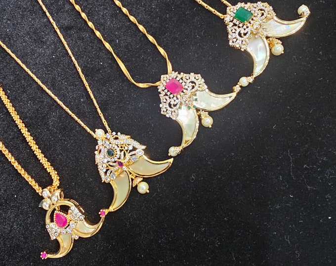 Puligoru Pearl Chain/tiger Nail Chain/puligoru Pendant With Chain ...