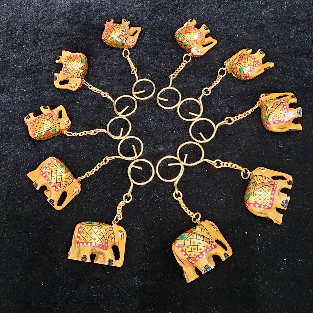 Wooden Elephant Key Chains, Handmade Elephant, Handmade Gifts, Gift ...
