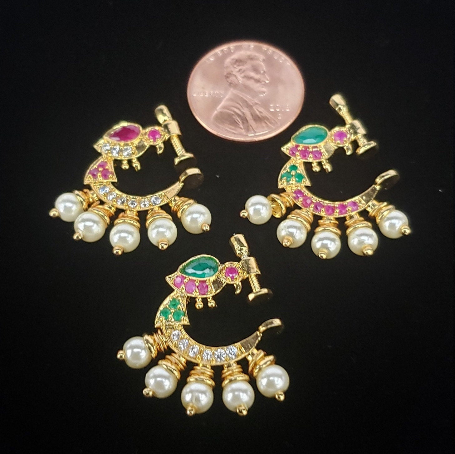Right Nose Ring, Indian Nath, Pressing Nose Ring, Indian Wedding ...