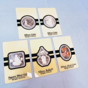 Pure Silver Coins, 10gm Coins Packed in Cards/ Capsule, Gifting Silver ...