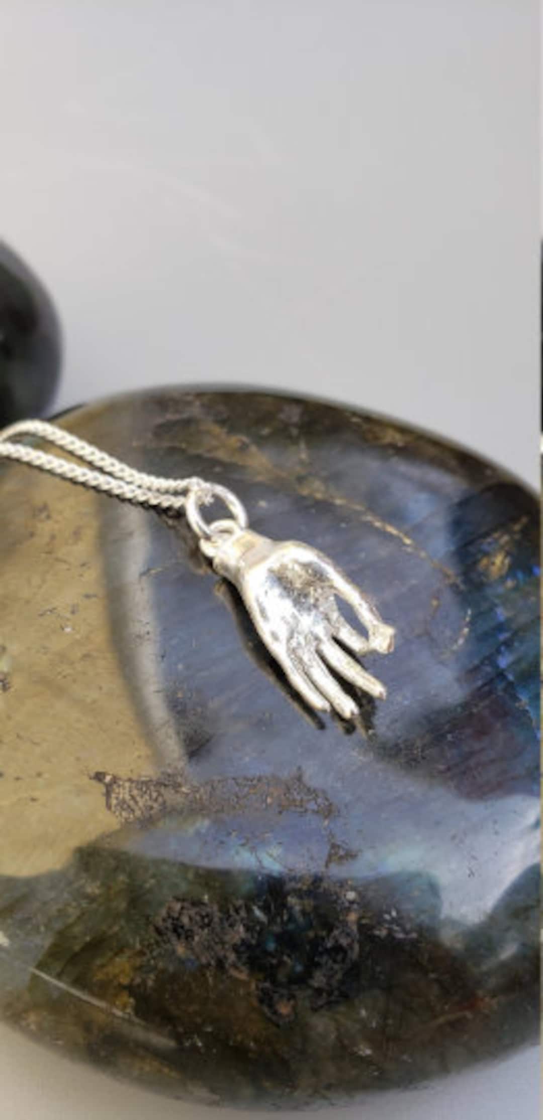 Silver Mudra Jewelry, Yoga Mudra Pendent, Sterling Silver Mudra, Yoga Jewelry From India, Made ...