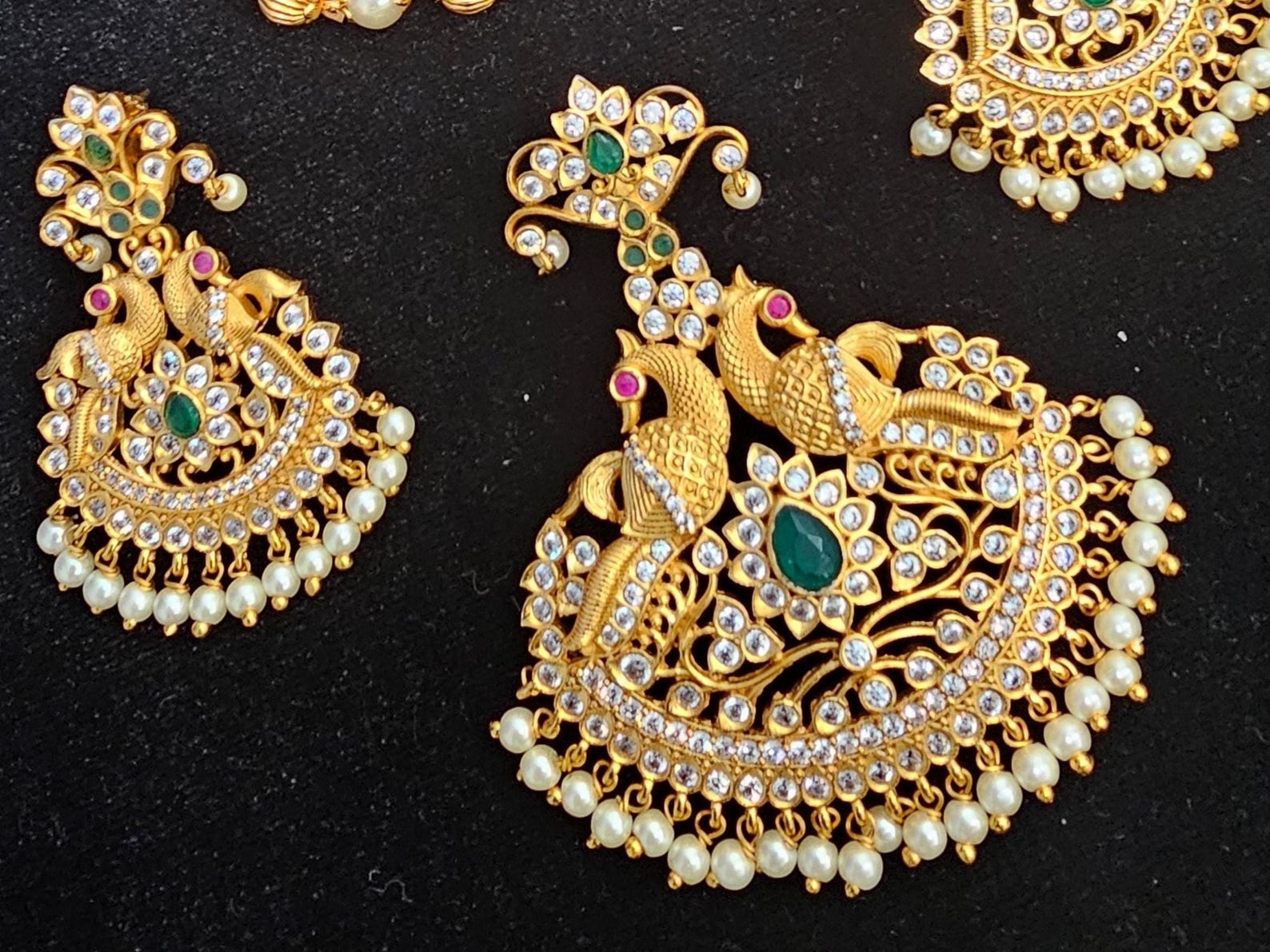 Pendant Sets, Traditional Jewelry With Pearls,, Bridal Jewelry, South ...