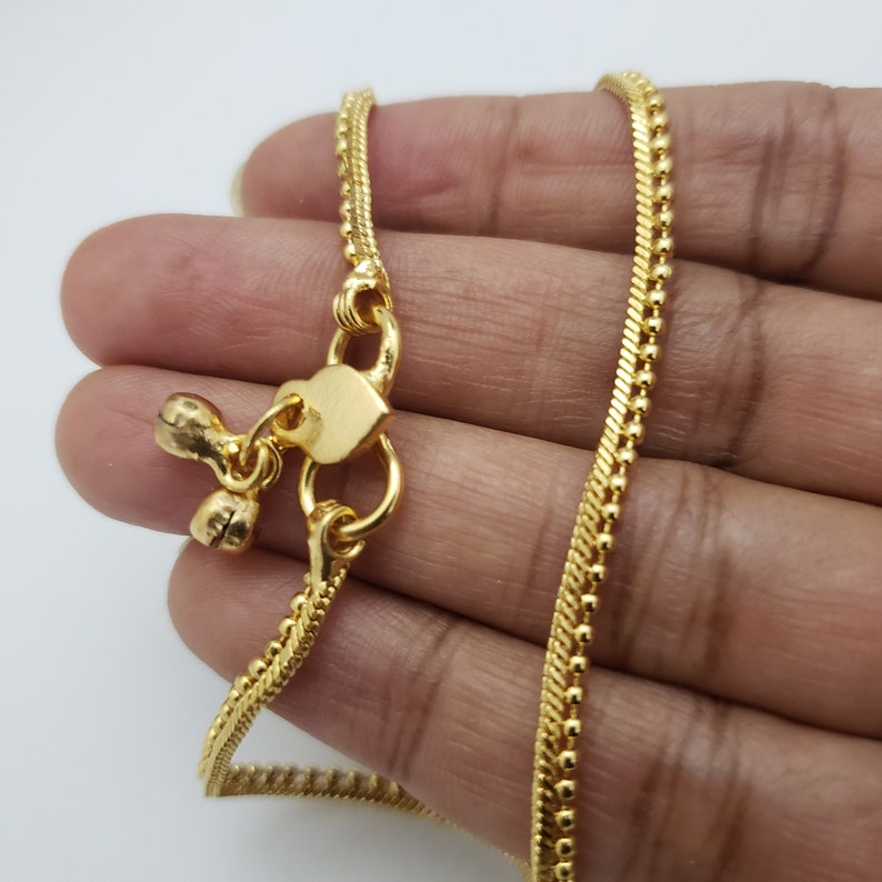 Anklets Simple Payal Indian Traditional Bridal Jewelry - Etsy UK