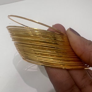 Indian Bangles, 22k Gold Plated 24 Bangles Set, Traditional Indian, Wedding Bangles, Bangles Set ...