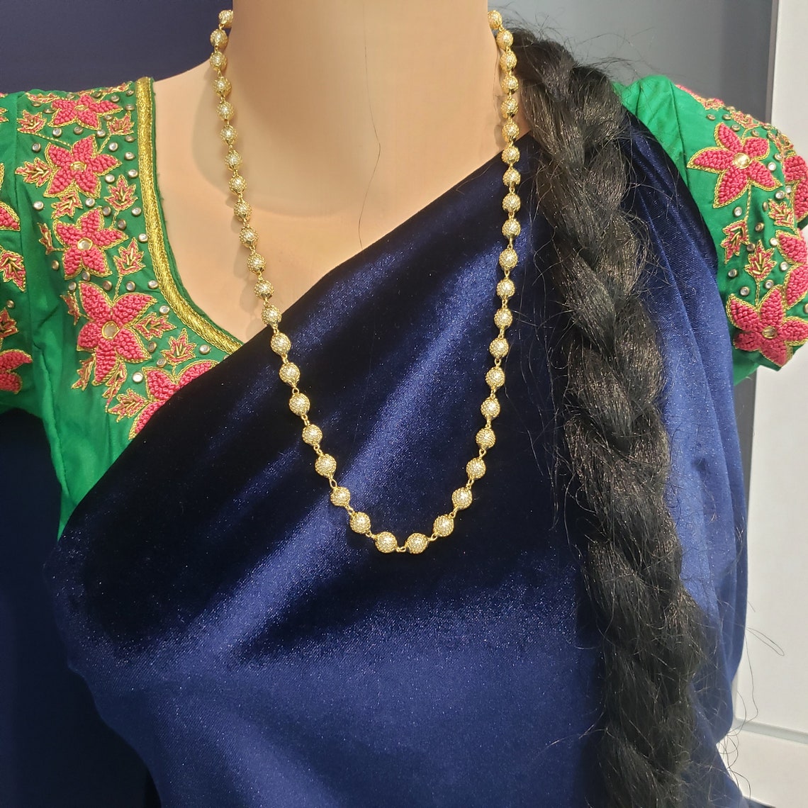 Net Pattern Pearl Necklace, High Quality Semi Precious Pearls, Suitable ...