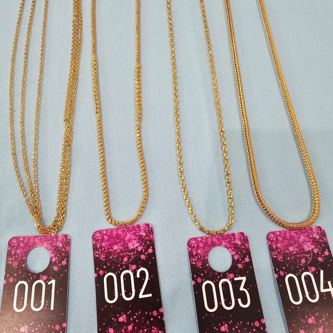 Long Matt Finish Antique Gold Chain, Long Necklace Chain, Matt Finish ...