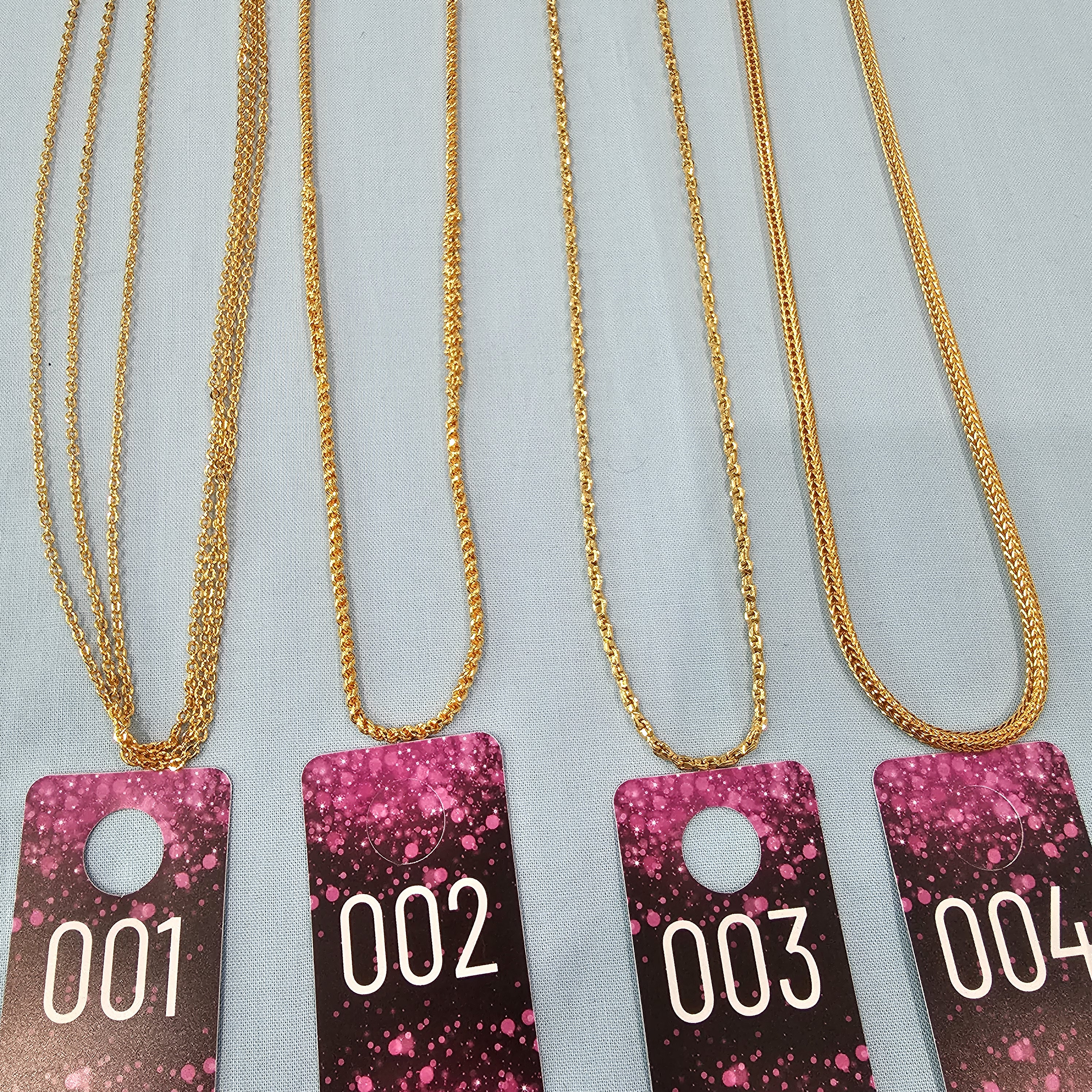Long Matt Finish Antique Gold Chain, Long Necklace Chain, Matt Finish ...