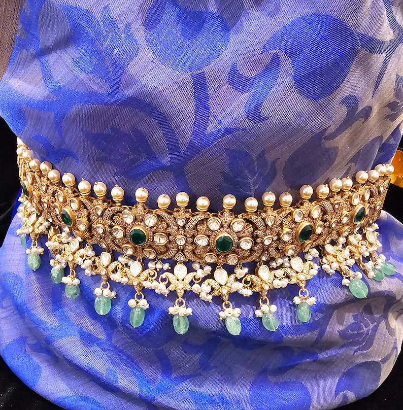 92.5 Silver Vaddanam, South Indian Style Vaddanam, Traditional Waist ...