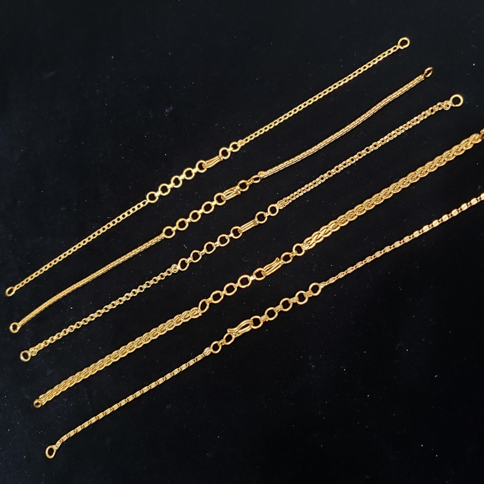 24k Gold Color Covering Extensions or Matt Finish Gold - Etsy