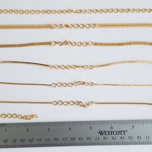 24k Gold Color Covering Extensions or Matt Finish Gold Bracelet ...