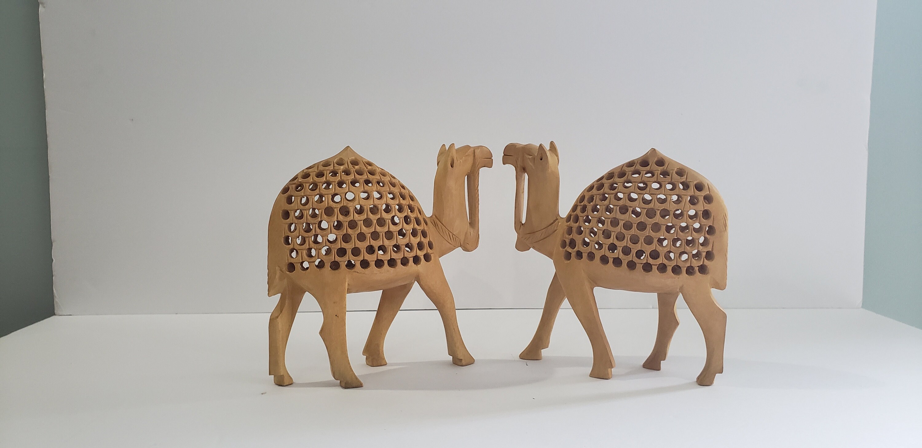 Wooden Handmade Camel Set, Handicrafts of India, Home Decor, Living ...