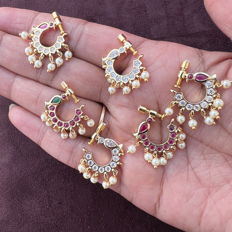 Indian Bridal Nose Rings - Etsy