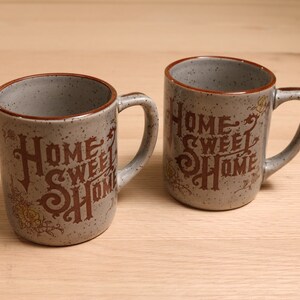Vintage 'home Sweet Home' Coffee Mugs - Etsy