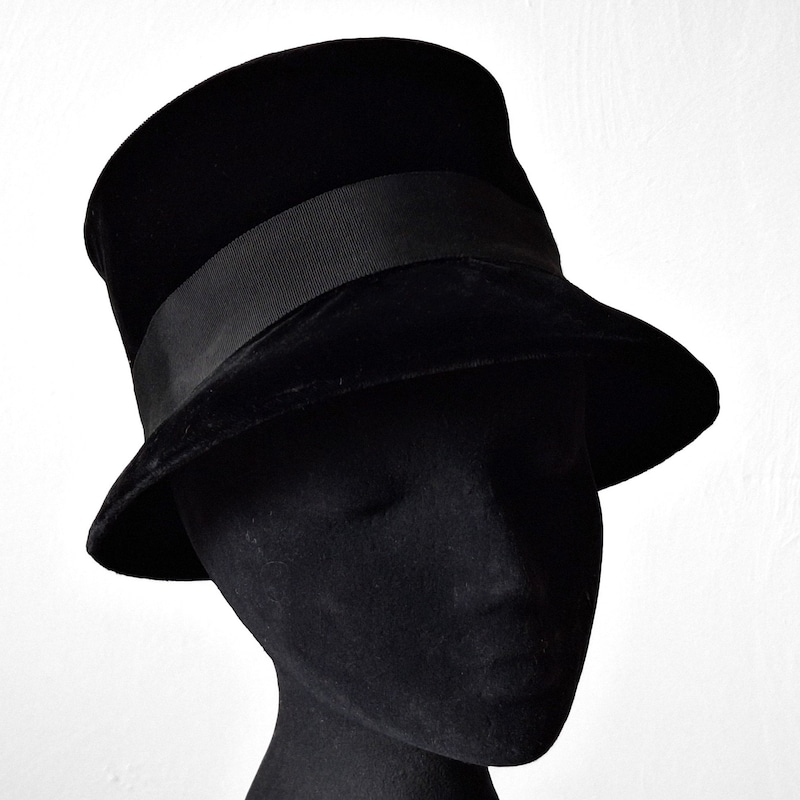 Velvet Top Hat - Etsy