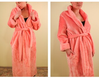 Pink Robe - Etsy