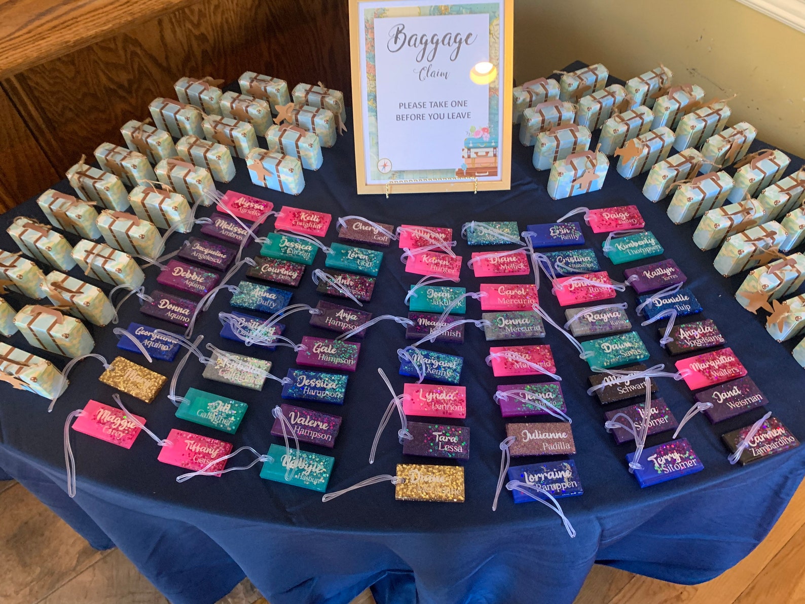 Resin Luggage Tags - Etsy