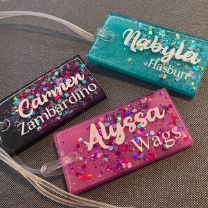Resin Luggage Tags - Etsy