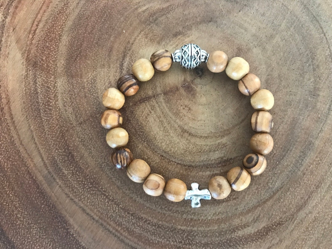 Holy Land Olive Tree Wooden Bracelet- 8mm - Etsy