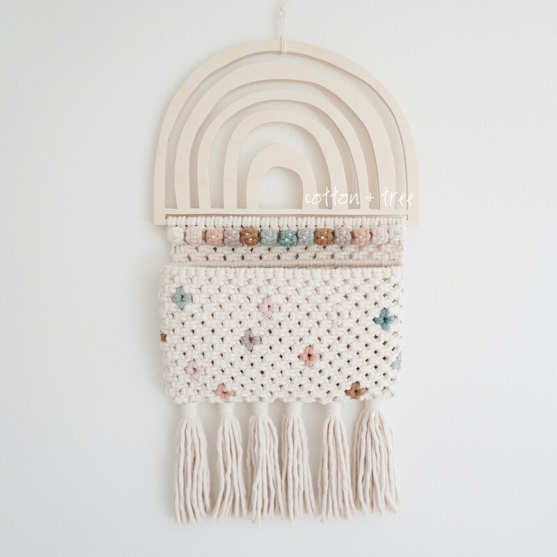 Macrame Wall Basket - Etsy