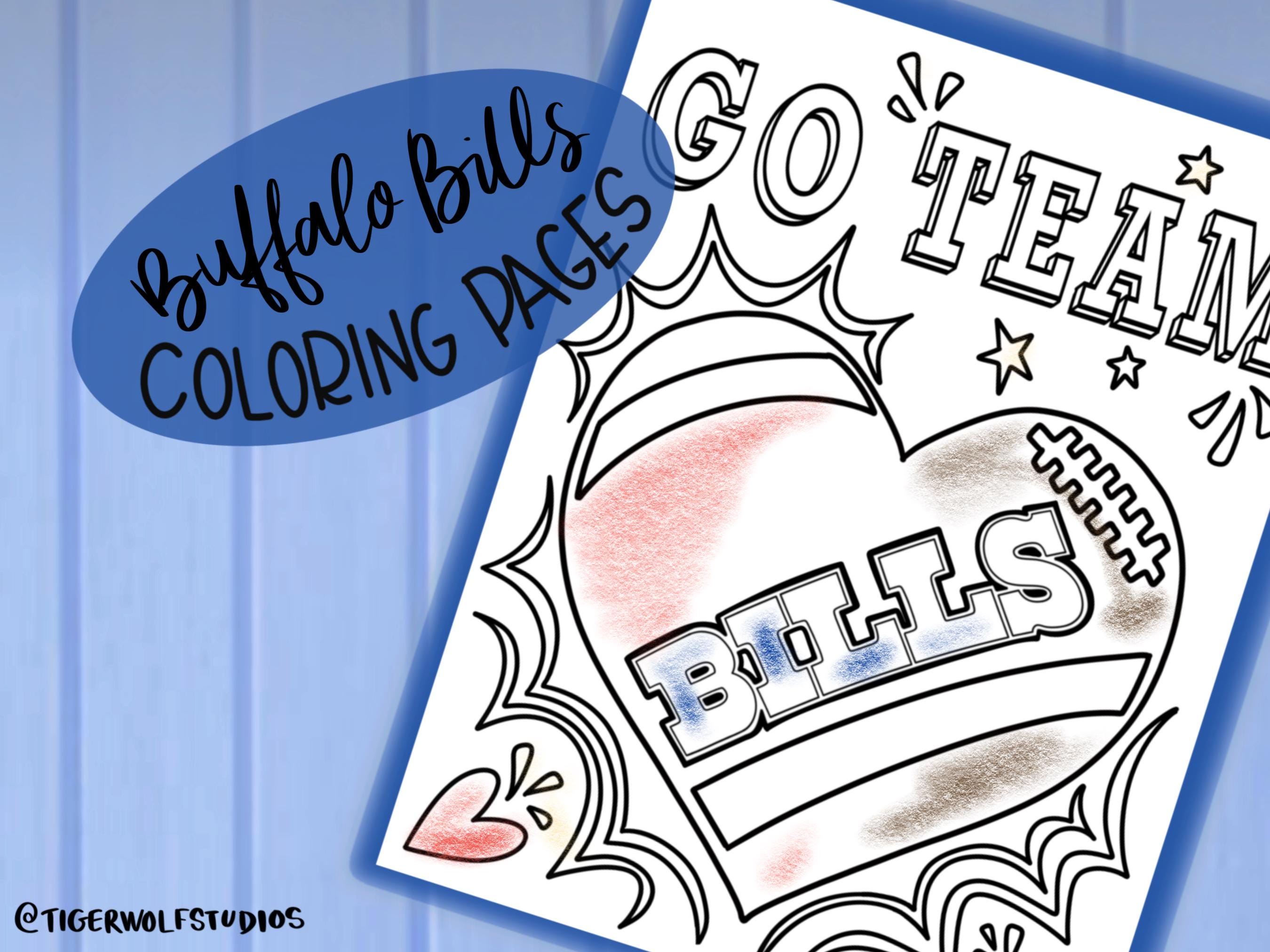 Bills Coloring Pages - Digital Download -party - Kids Activities ...
