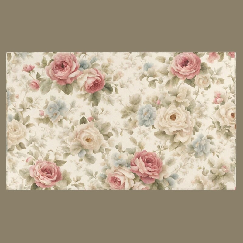 Shabby Chic Rug - Etsy
