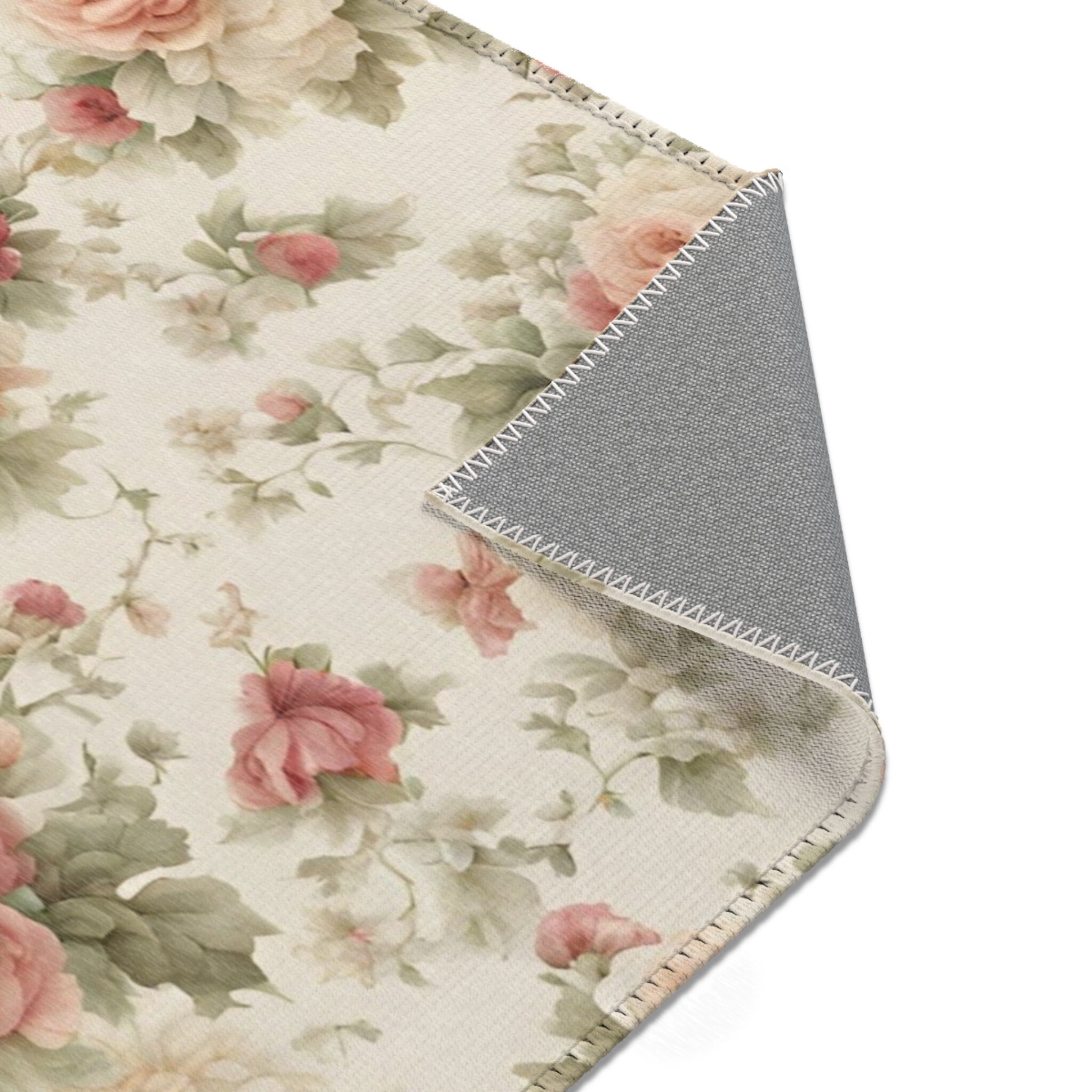 Area Rugs, Shabby Chic Rug, Bedside Rug Shabby Chic, Light Bedside Rug ...