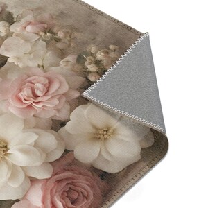 Area Rugs, Shabby Chic Rug, Rose Rug, Retro Rug, Floral Rug, Bedside ...