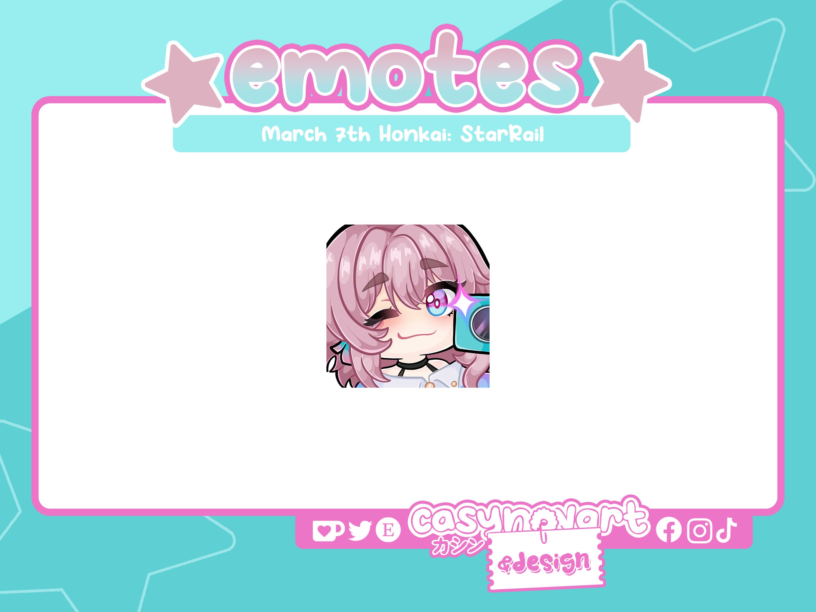 March 7th Emote for Twitch & Discord - Etsy Canada
