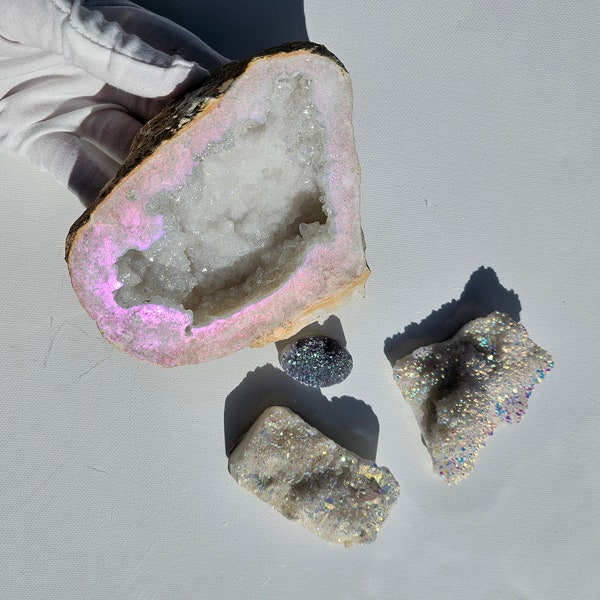 Angel Aura Geode - Etsy