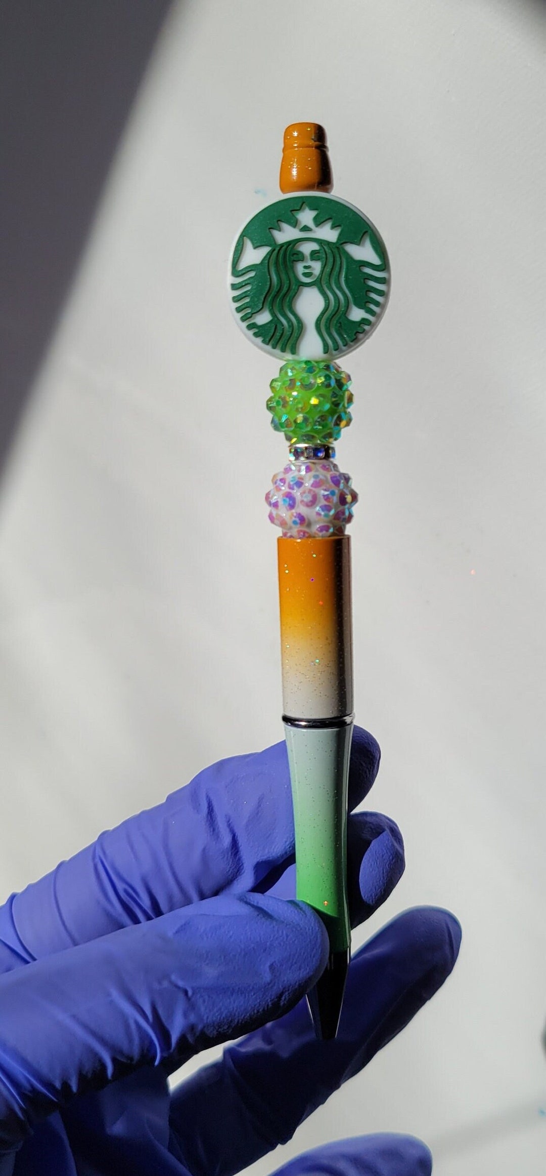 Bling Bling Handmade Beaded Pen / Bead Pen / Focal Beads Pen / - Etsy