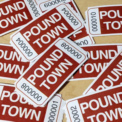 Tickets to Pound Town - Etsy
