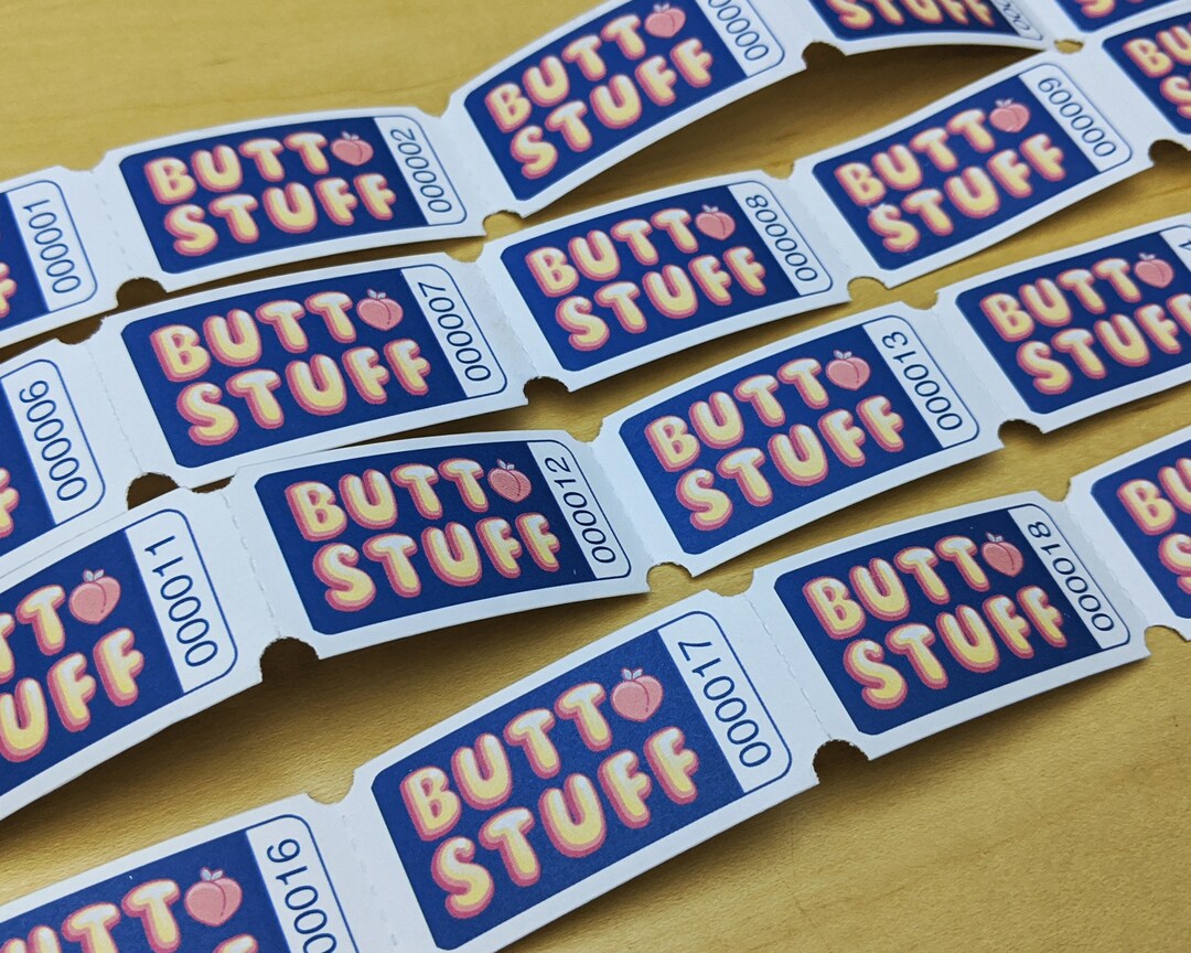 Butt Stuff Tickets - Etsy