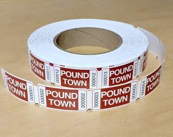 Tickets to Pound Town - Etsy