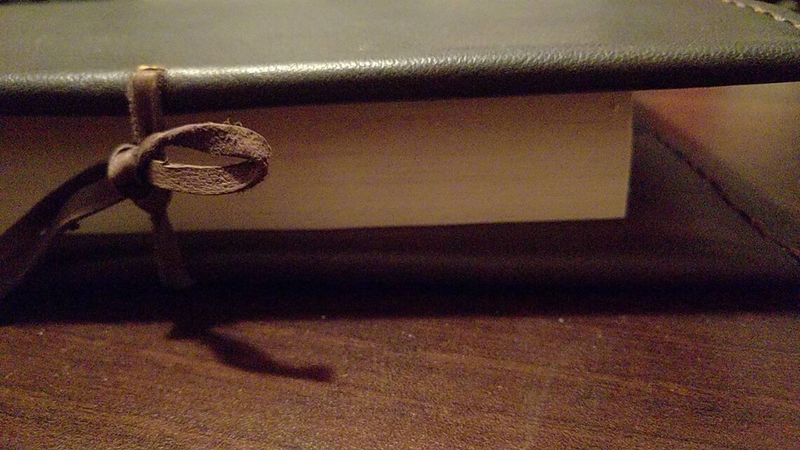 Leather Book/notebook Cover, Custom Cover, Removable - Etsy