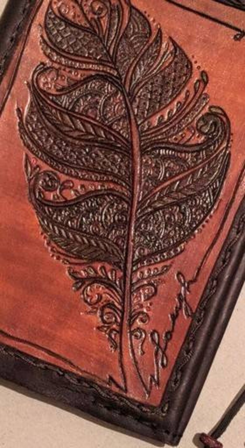 Leather Book/notebook Cover, Custom Cover, Removable - Etsy