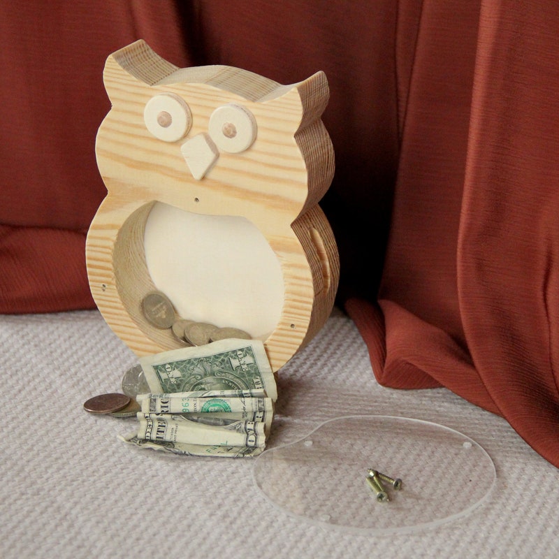 Owl Coin Bank - Etsy