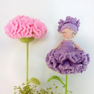 Pattern Reversible Flower Carnation - Amigurumrainbow - Etsy