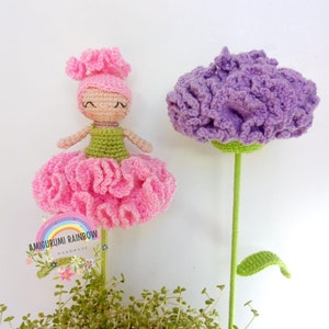 Pattern Reversible Flower Carnation - Amigurumrainbow - Etsy