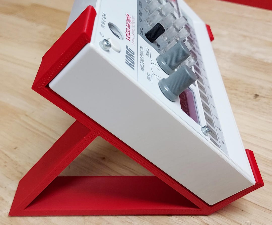 RED 45 Degree Angle Stands for Korg Volca Bass FM Keys Nubass Loop ...