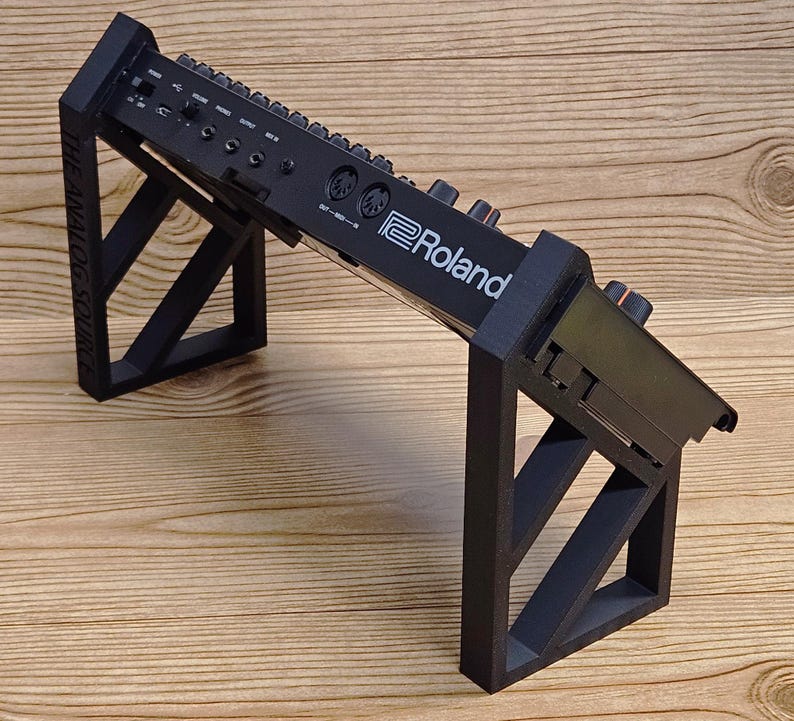 Black Color 45 Degree Angled RISER Stands for Roland Boutique A-01 ...