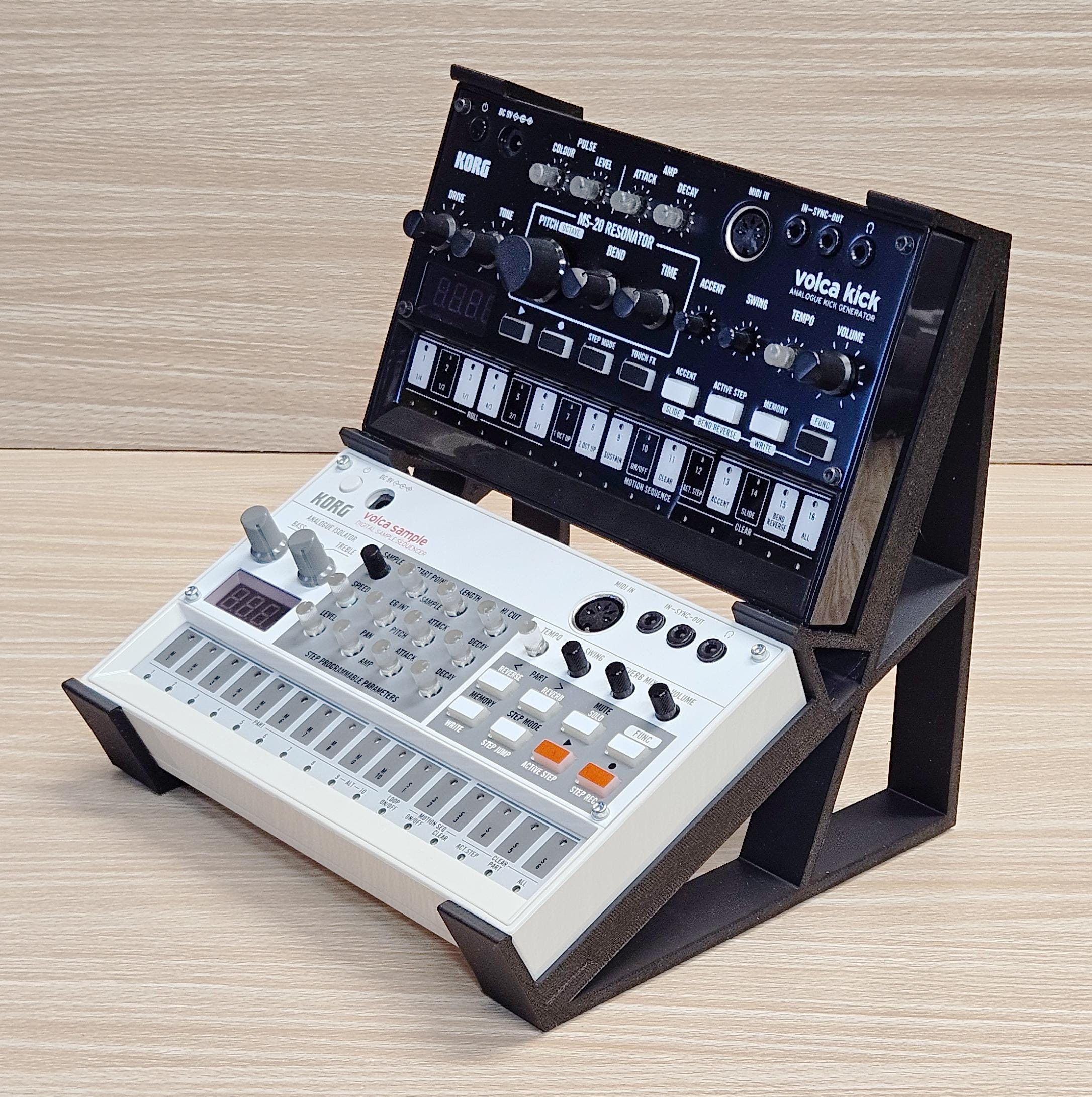The Analog Source 2 Tier Gen 3 Desktop Stand for Volca Beats Bass FM ...