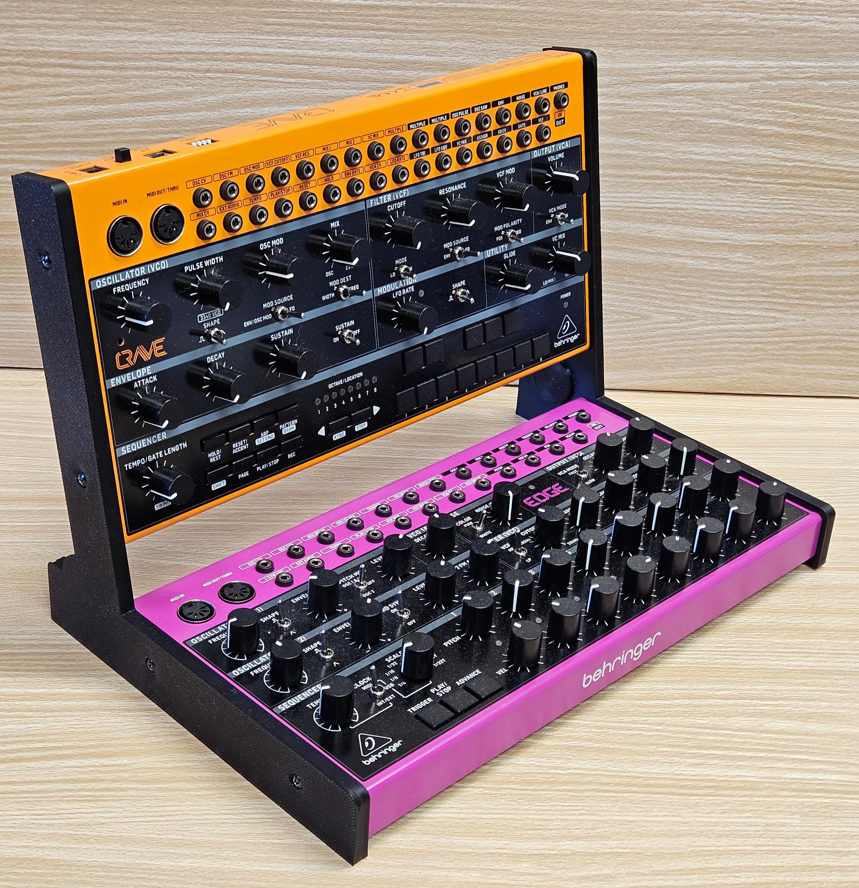 The Analog Source 2 Tier Desktop Stand Fits Behringer Crave Edge Grind ...