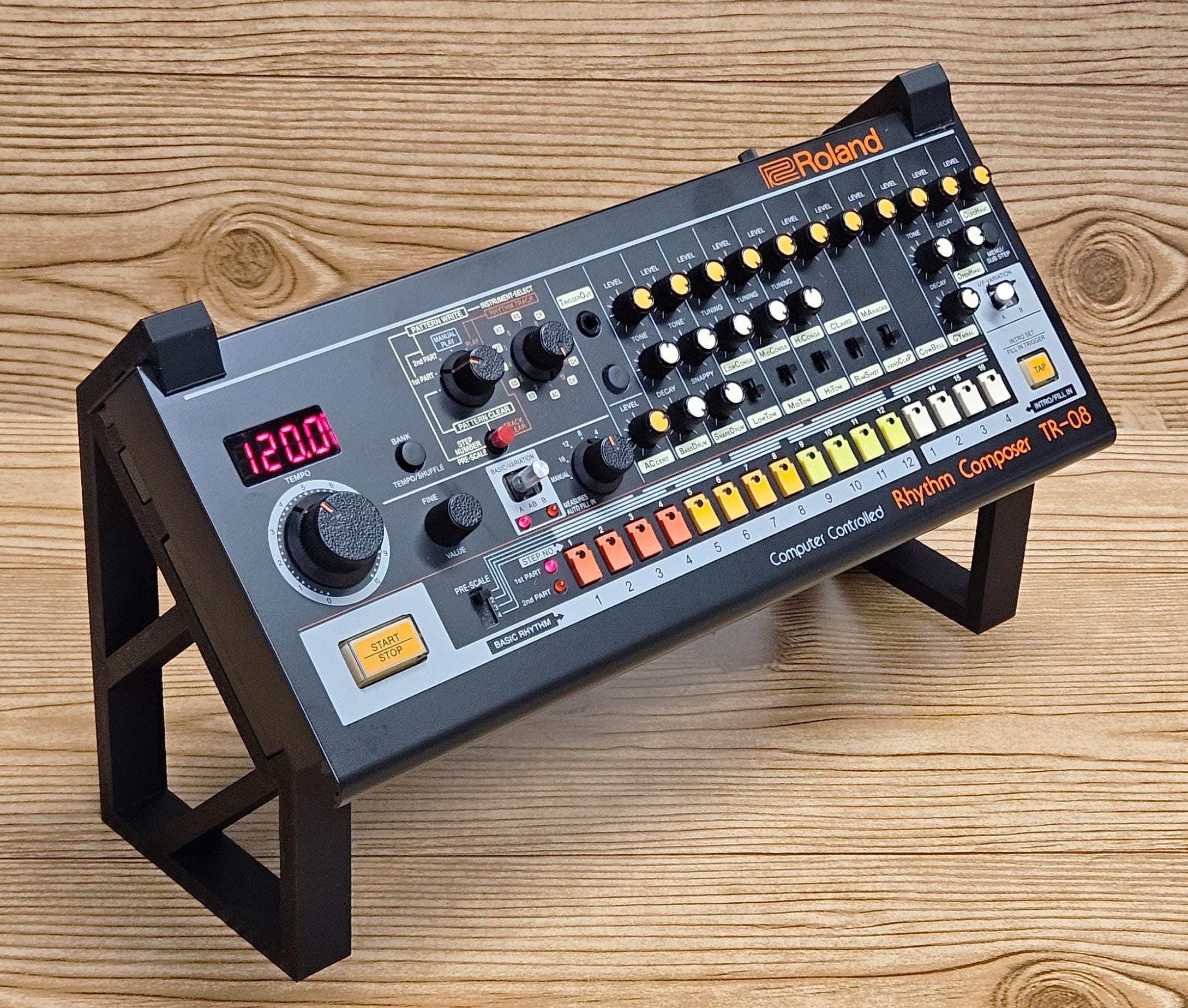 Black Color 45 Degree Angled RISER Stands for Roland Boutique A-01 ...