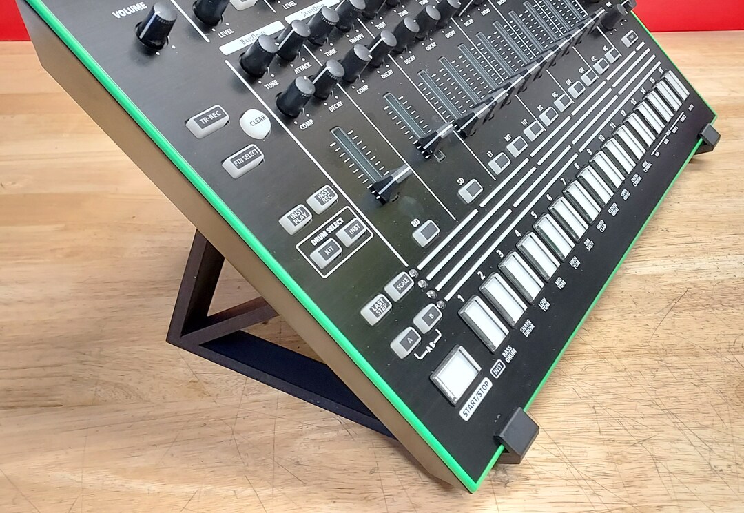USA Made 40 Degree Angle Desktop Stand for Roland TR-8 Rhythm Performer ...