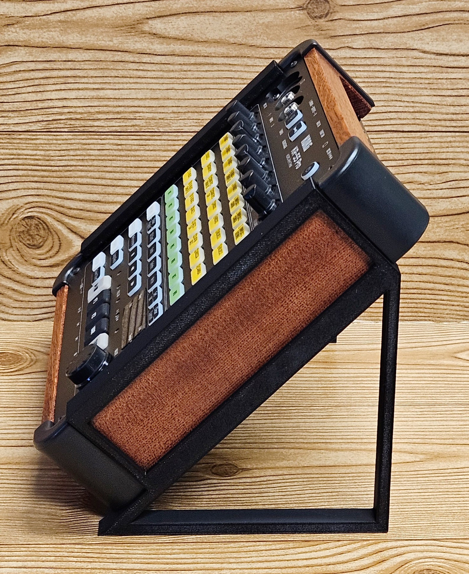 The Analog Source 45 Degree Angled Black Desktop Stands for KORG KR-55 ...