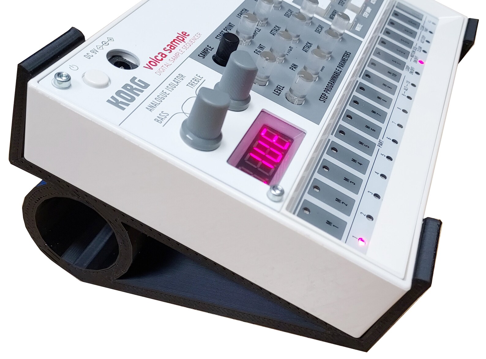 USA Made 25 Degree Angle Red Color Desktop Stands for Korg Volca Beats ...