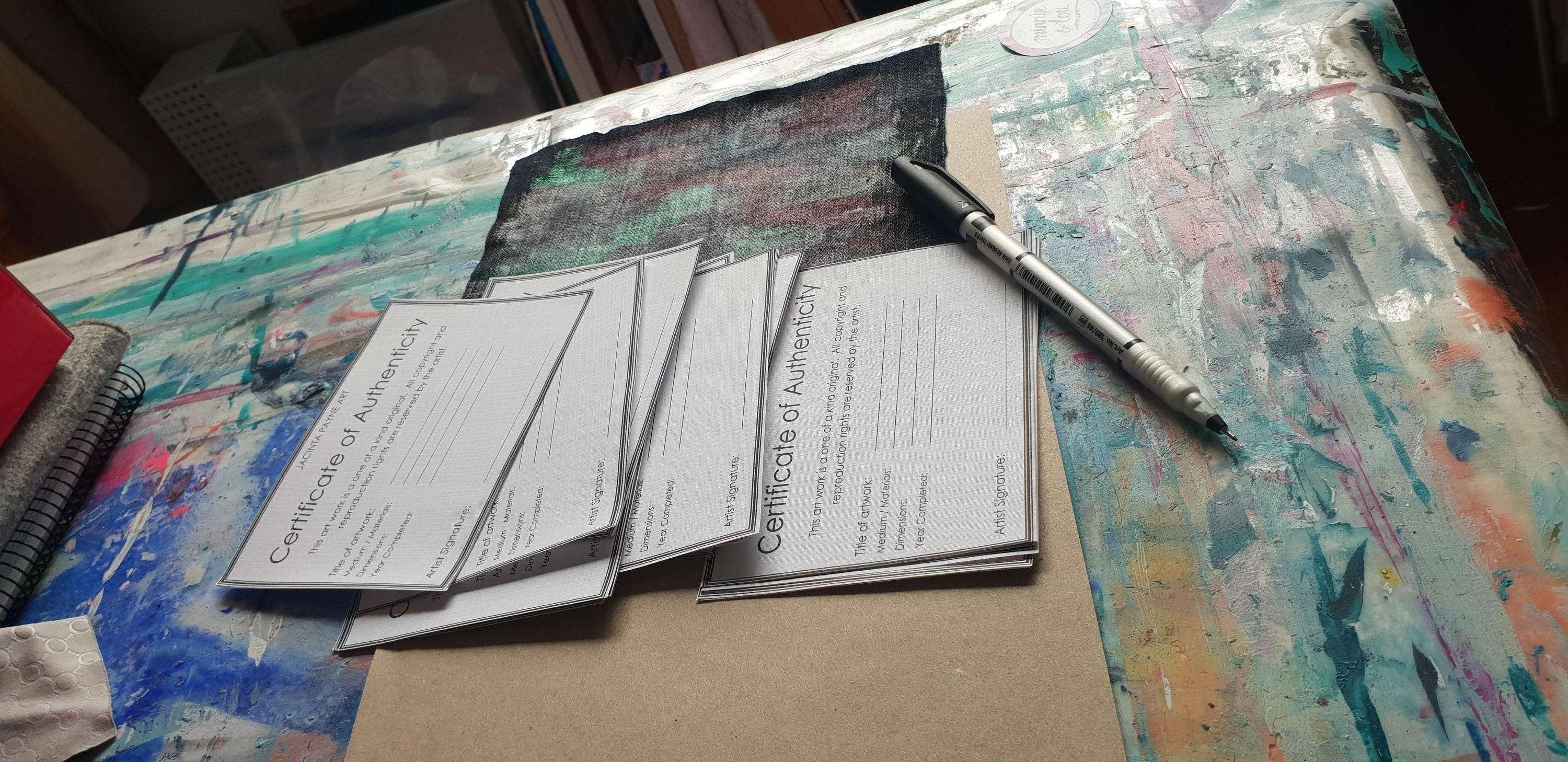 Art Exhibition / Museum Labels, Baseball Trading Card Size. Editable ...