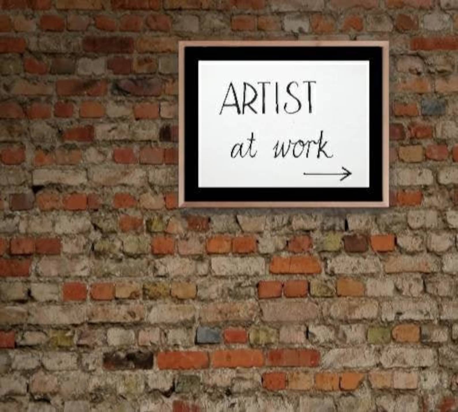 Artist at Work Sign, Art Studio Sign, Printable Door Signs for Artists ...