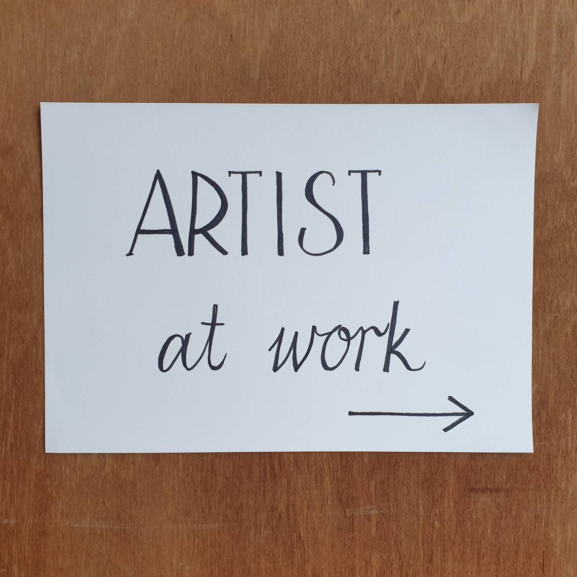 Artist at Work Sign Art Studio Sign Printable Door Signs for - Etsy ...