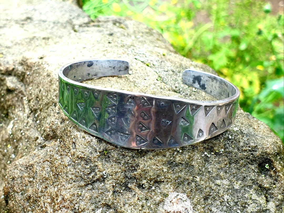 Viking Bangle Silver - Etsy